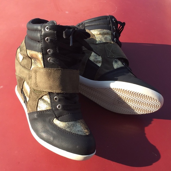 Express | Shoes | Express Wedge Sneakers | Poshmark